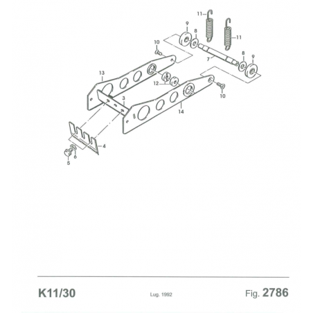 Plan taping unit K11 figure 2786